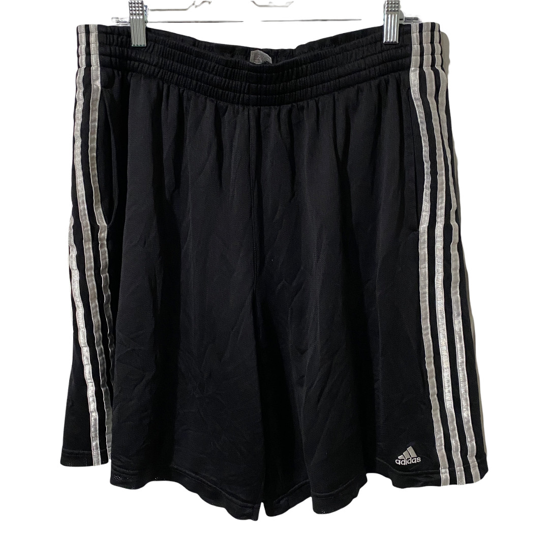 Adidas Basketball Shorts Black & White Men's XL 9.5" … - Gem