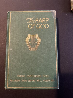 The Harp Of God By J. F. Rutherford (1921, First Edition) | eBay