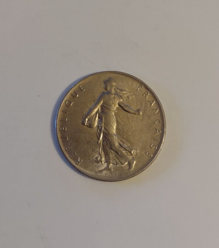 1 franc 1960 Coin French Republique Francaise Rare Collectibles Free ...