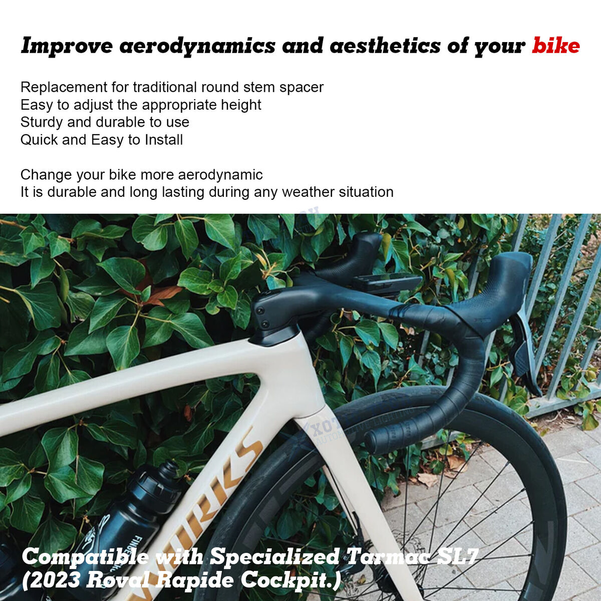 Bike Roval Rapide Cockpit Headset Spacer Adapter For Bike Roval Rapide Cockpit Headset Spacer Adapter For