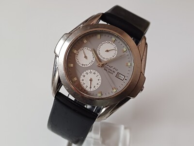 Titanium Q&Q Leaf-Fit WR 5BAR - 5ATM Men's Watch / New Swiss Battery | eBay