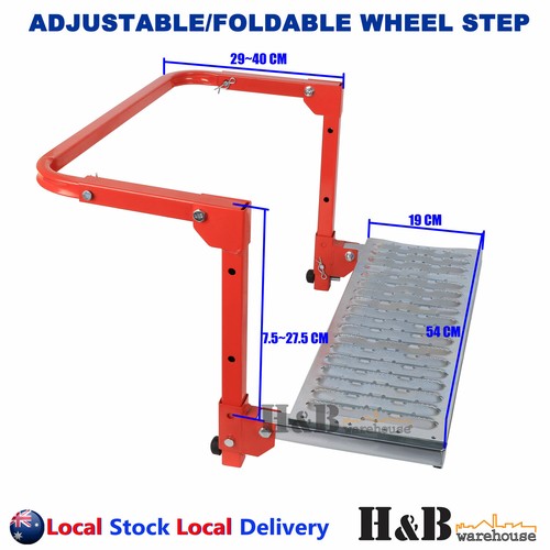 Wheel Step Tire Tyre Step Ladder Adjustable Foldable Tire Protection ...