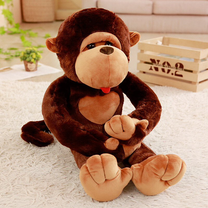 Brown Giant Orangutan Plush Toy Excellent Elasticity And Not Easy To ...