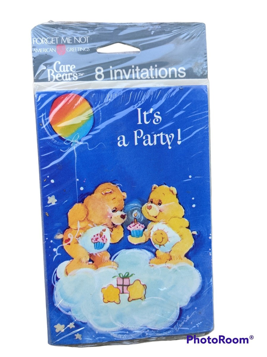 Care Bears Invitation Pool Party