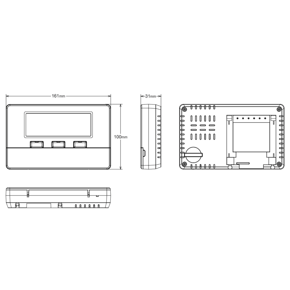 EPH 3 Zone Central Heating & Hot Water Programmer 7 Day, 5/2 Day, 24 ...