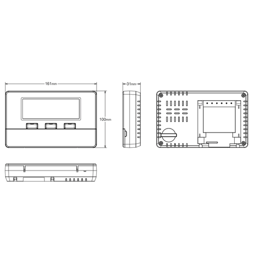 EPH 3 Zone Central Heating & Hot Water Programmer 7 Day, 5/2 Day, 24 ...
