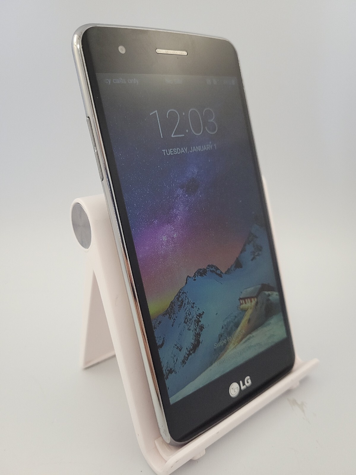 LG K8 2017 M200N Silver Unlocked 16GB 1.5GB RAM Android Smartphone ...