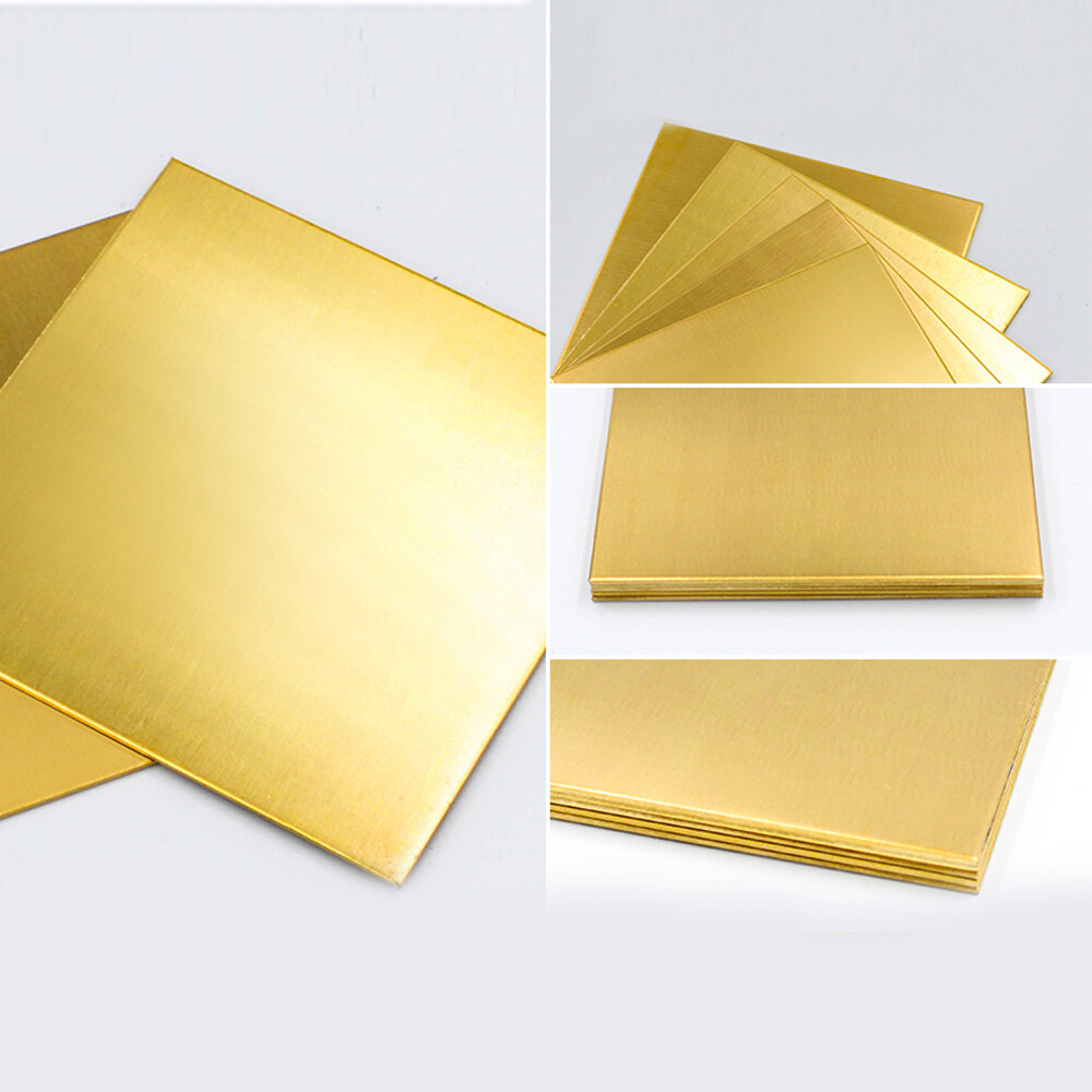 Messingblech Messingplatte Messing Blech Dicke 1/1.2/1.5/2/2.5/3/4mm ...
