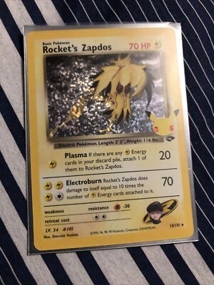 Pokemon Card: 15/132 Rocket’s Zapdos | eBay