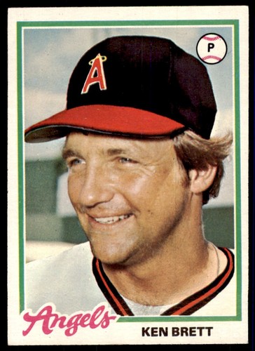 1978 TOPPS KEN BRETT 100 CALIFORNIA ANGELS #682 | eBay