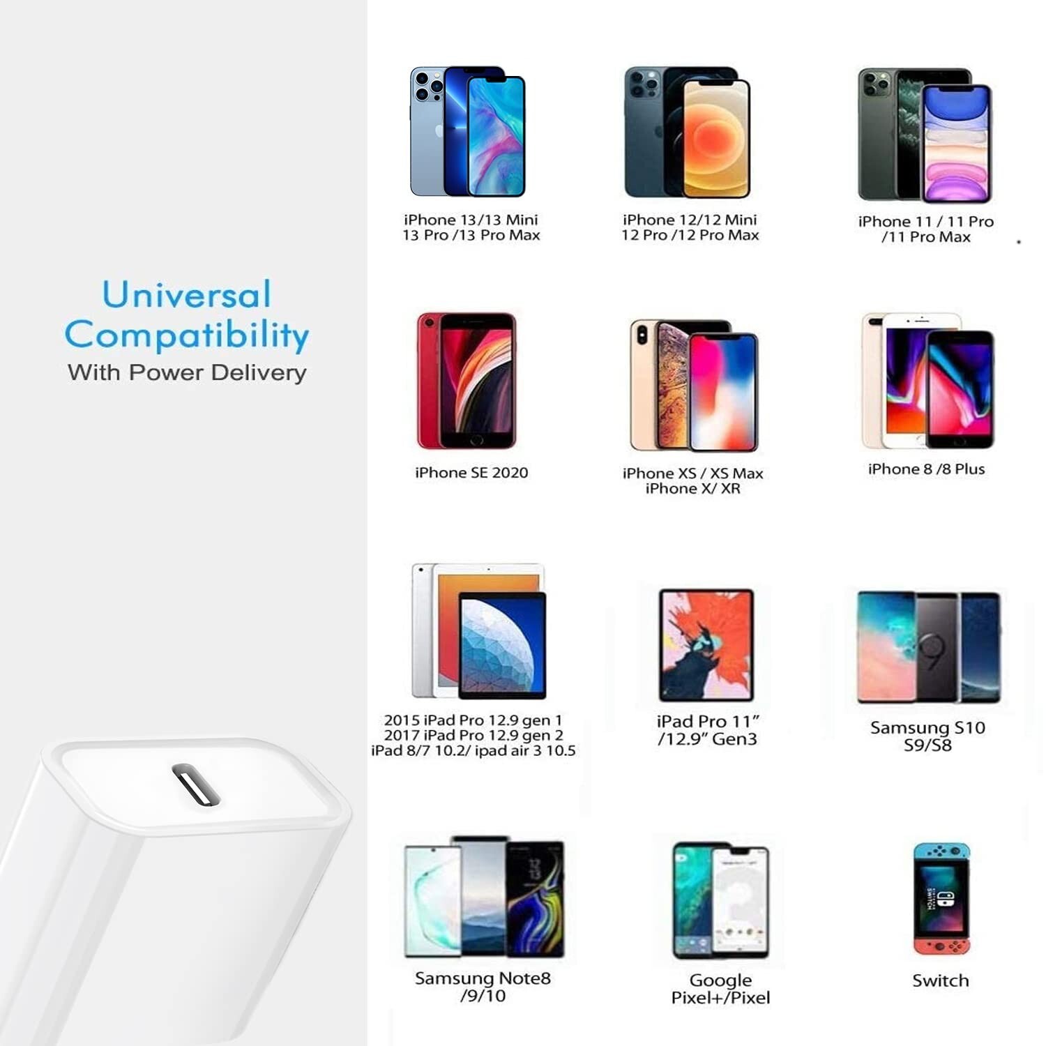 iPhone 14 Charger Block,20W USB C Charger iPhone Fast Charger Plug Type ...