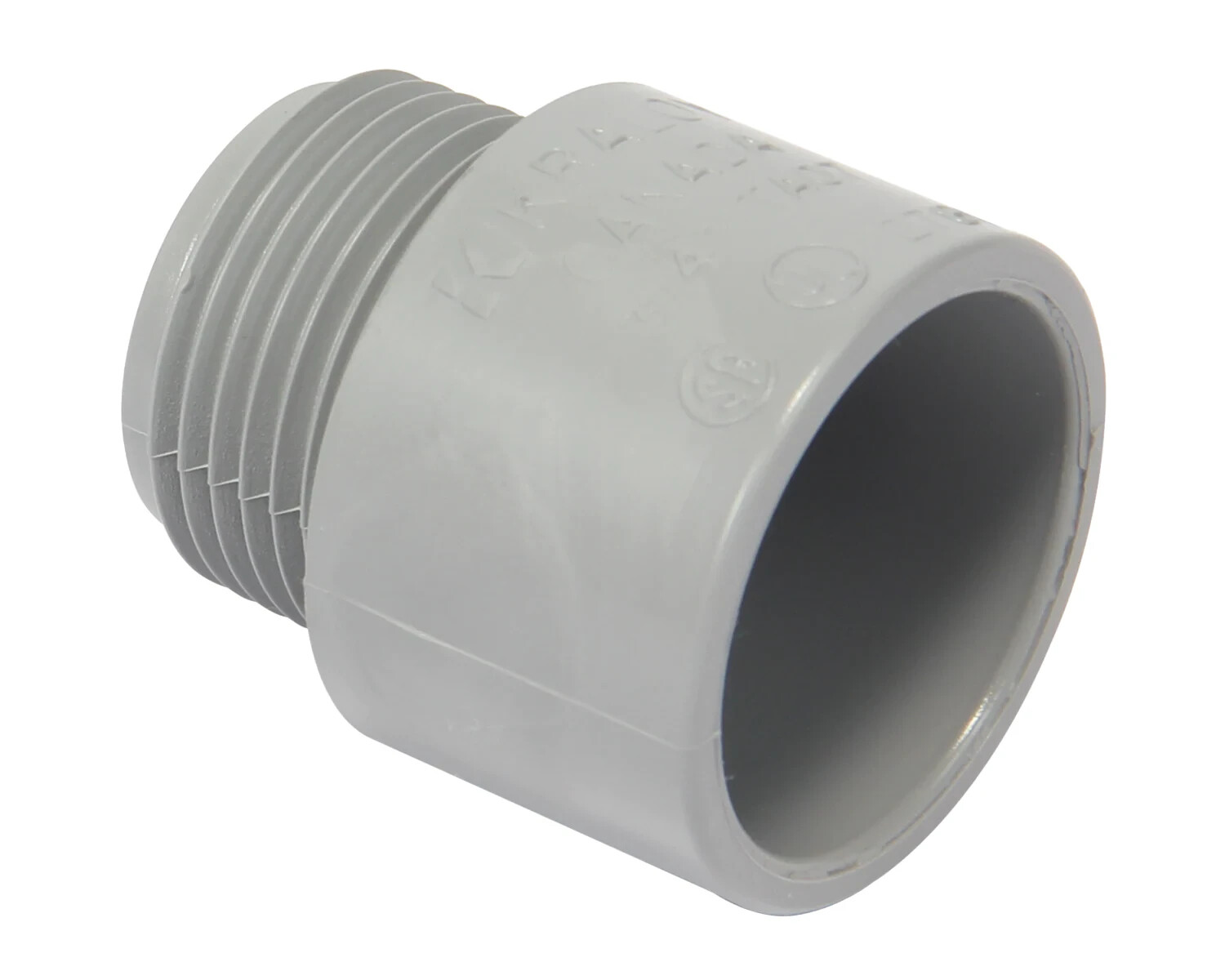 (20) KRALOY TA10 1" PVC Terminal Adapter Rigid PVC Conduit Fittings ...