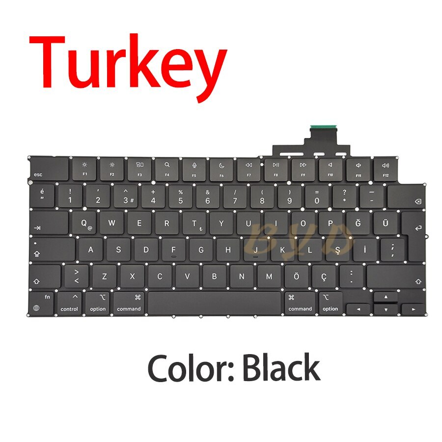New Keyboard Replacement For MacBook Air M2 13" Retina A2681 Turkey ...