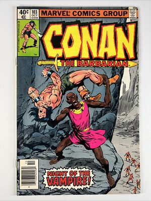 Conan #103 (1979) Night of the Vampire! ~ Marvel Comics | eBay