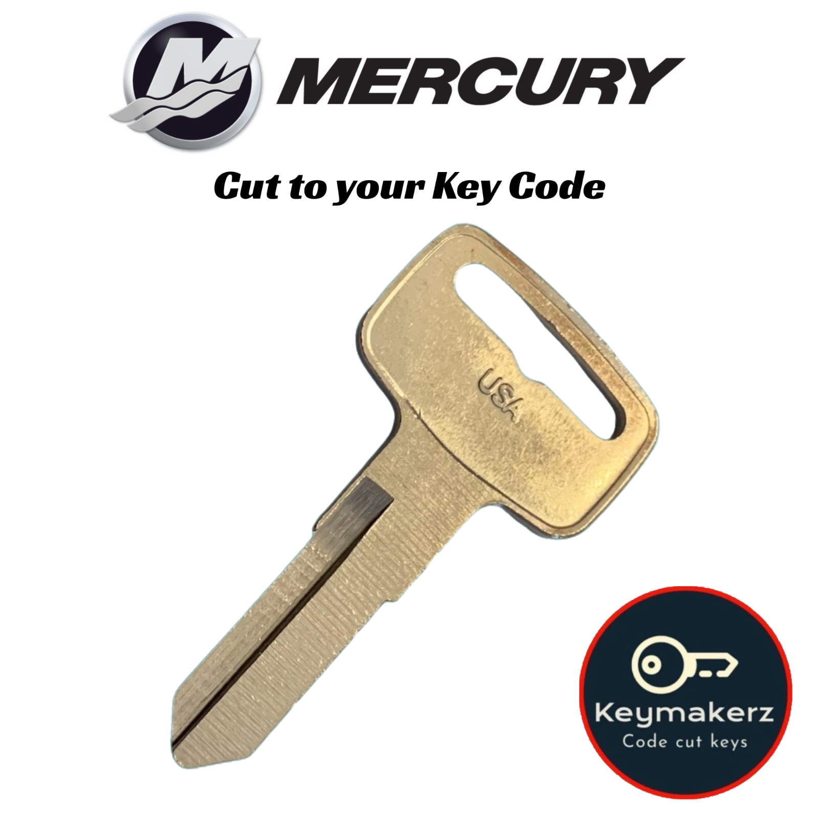 Mercury Outboard Marine Boat Keys Replacement Spare key Cut to Your ...