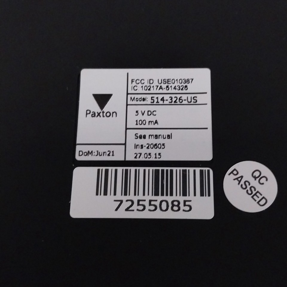 Paxton Access Net2 Desktop Reader & Proximity Cards #514-326-US W/USB ...