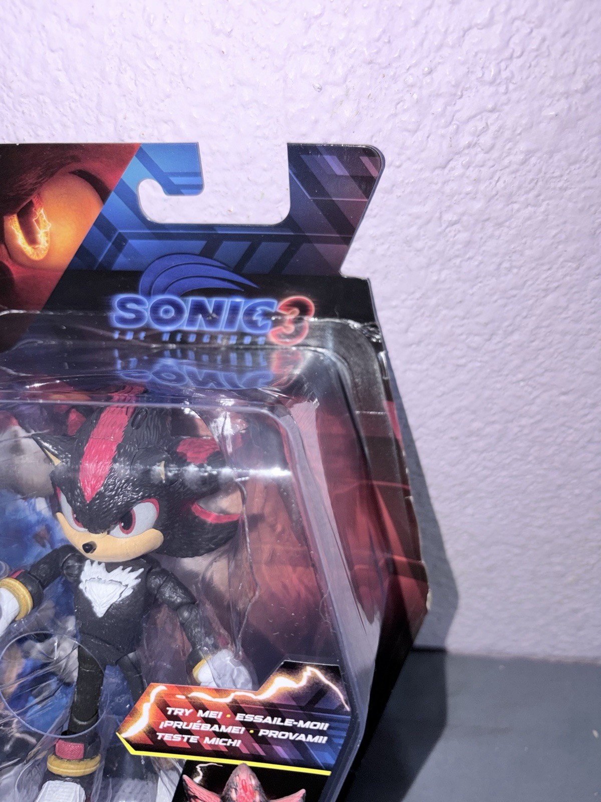 sonic the hedgehog 3 The movie Shadow Light Up Figure New | eBay