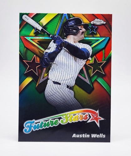 2025 Topps Chrome Baseball Future Stars Austin Wells FS-9 New York ...