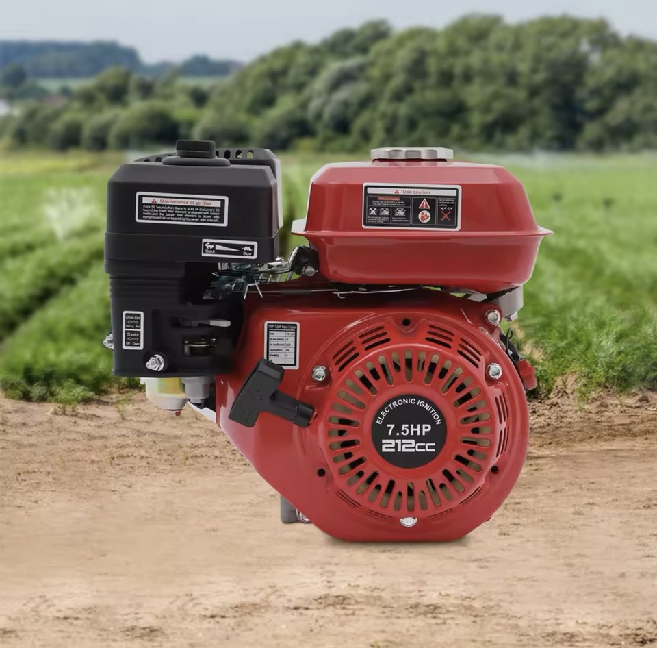 7.5HP 4-Stroke Petrol Engine | Pull Start For Generators, Water Pump ...