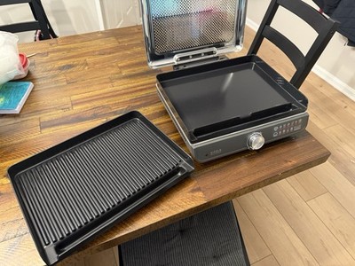 Ninja GR101 Sizzle Smokeless Indoor Grill & Griddle Ceramic Plate ...