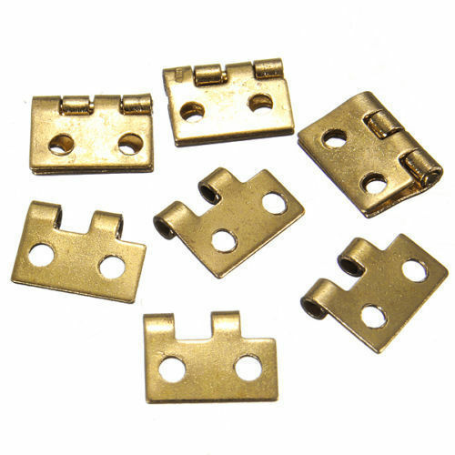 50Pcs New Mini Small Metal Hinge for 1/12 House Miniature Cabinet ...