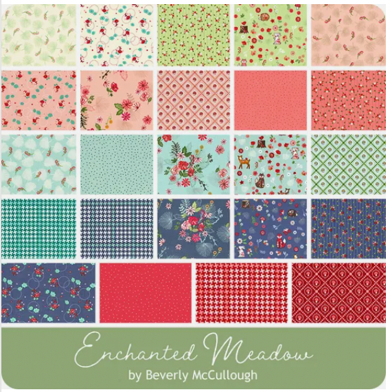 Riley Blake Enchanted Meadow Fat Quarter Bundle by Beverly McCullough ...