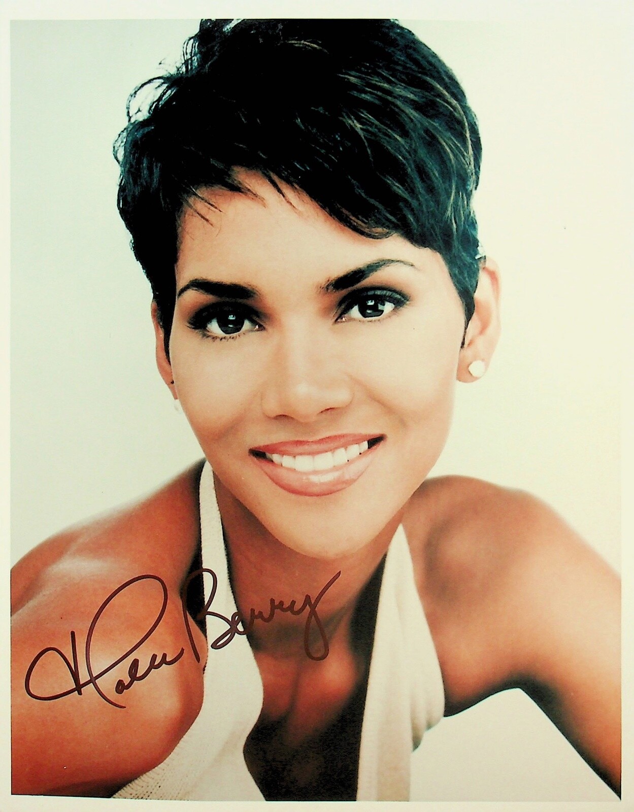 Halle Berry Signed 8"x 10" Color Photo On Kodak Professional Paper ...