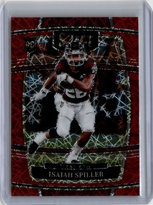 2022 Panini Select Draft Picks #18 Isaiah Spiller Red Lazer Prizm | eBay