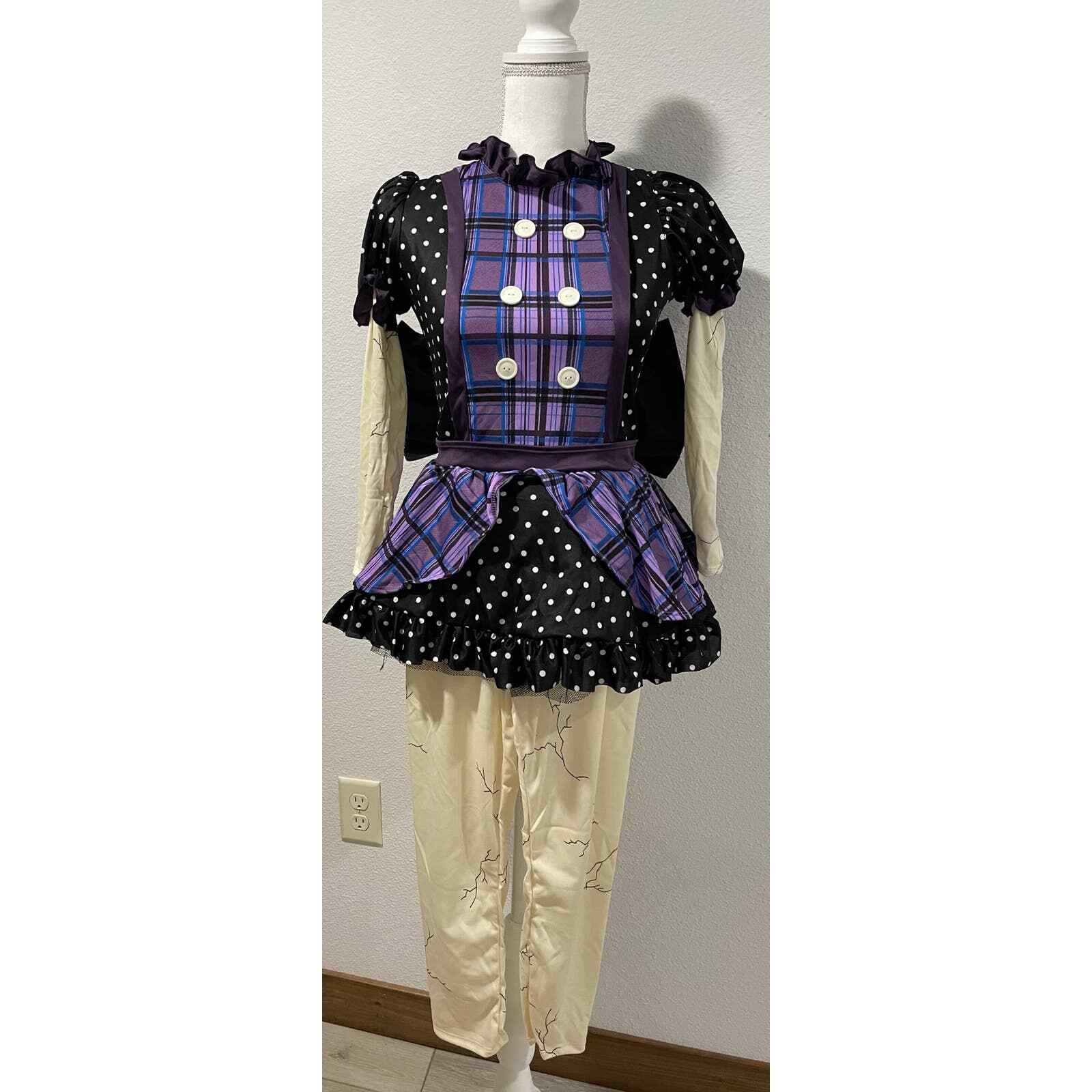 Broken Doll costume w/ Wig and Make-up Girls Size 10-… - Gem