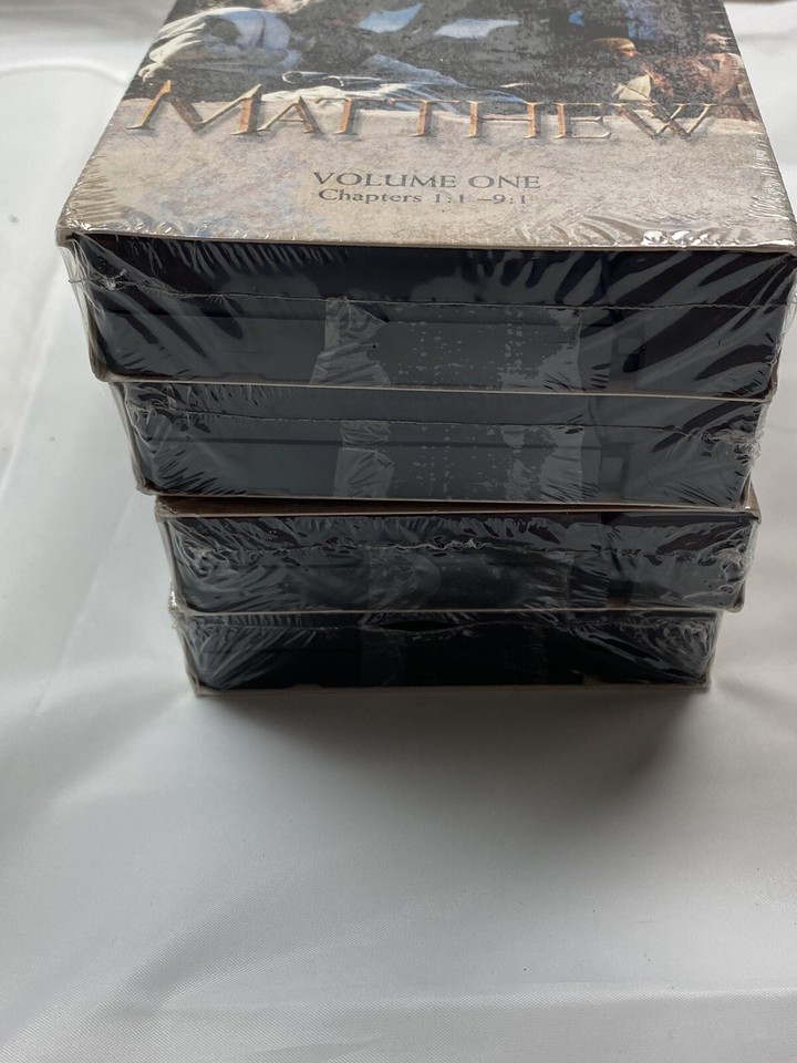 Bible The Visual Bible Matthew VHS Volume 1-4 Sealed Videocassette ...