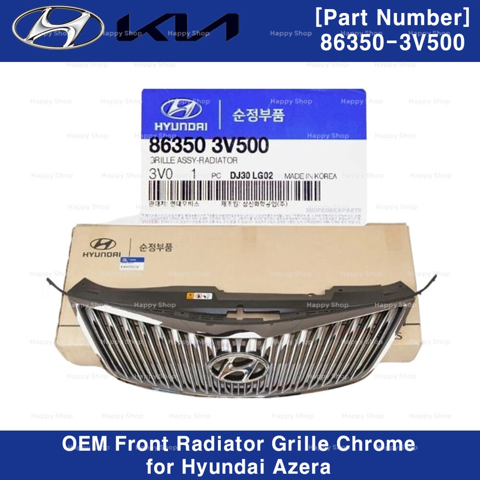 863503V500 OEM Front Radiator Grille for Hyundai Azera Grandeur HG 2012 ...