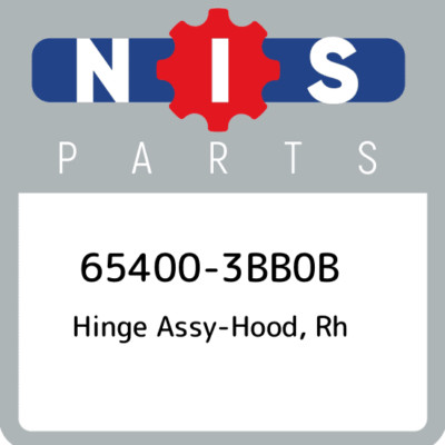 65400-3BB0B Nissan Hinge assy-hood, rh 654003BB0B, New Genuine OEM Part ...