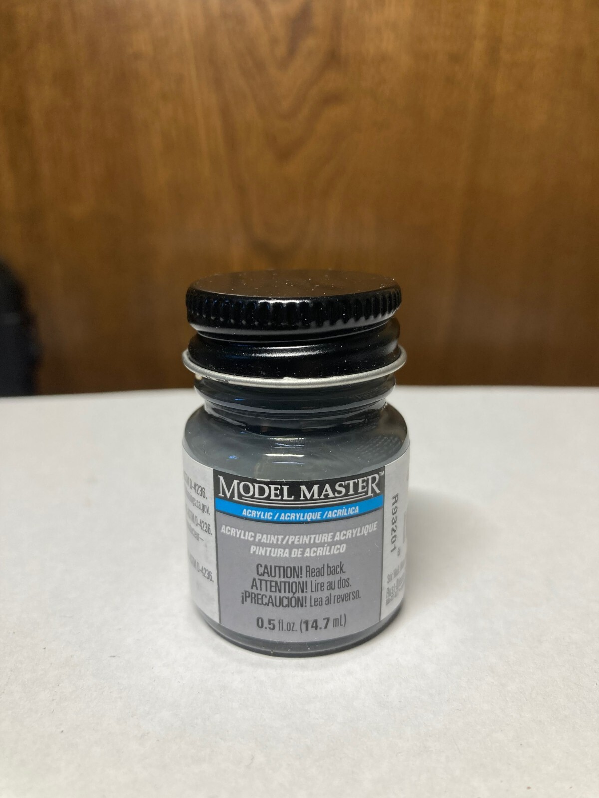 Testors 4887 F414137 Grimy Black 1/2 Oz Flat Acrylic Model Master Acryl ...