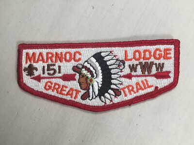 Marnoc OA Lodge 151 Flap BSA Patch | eBay