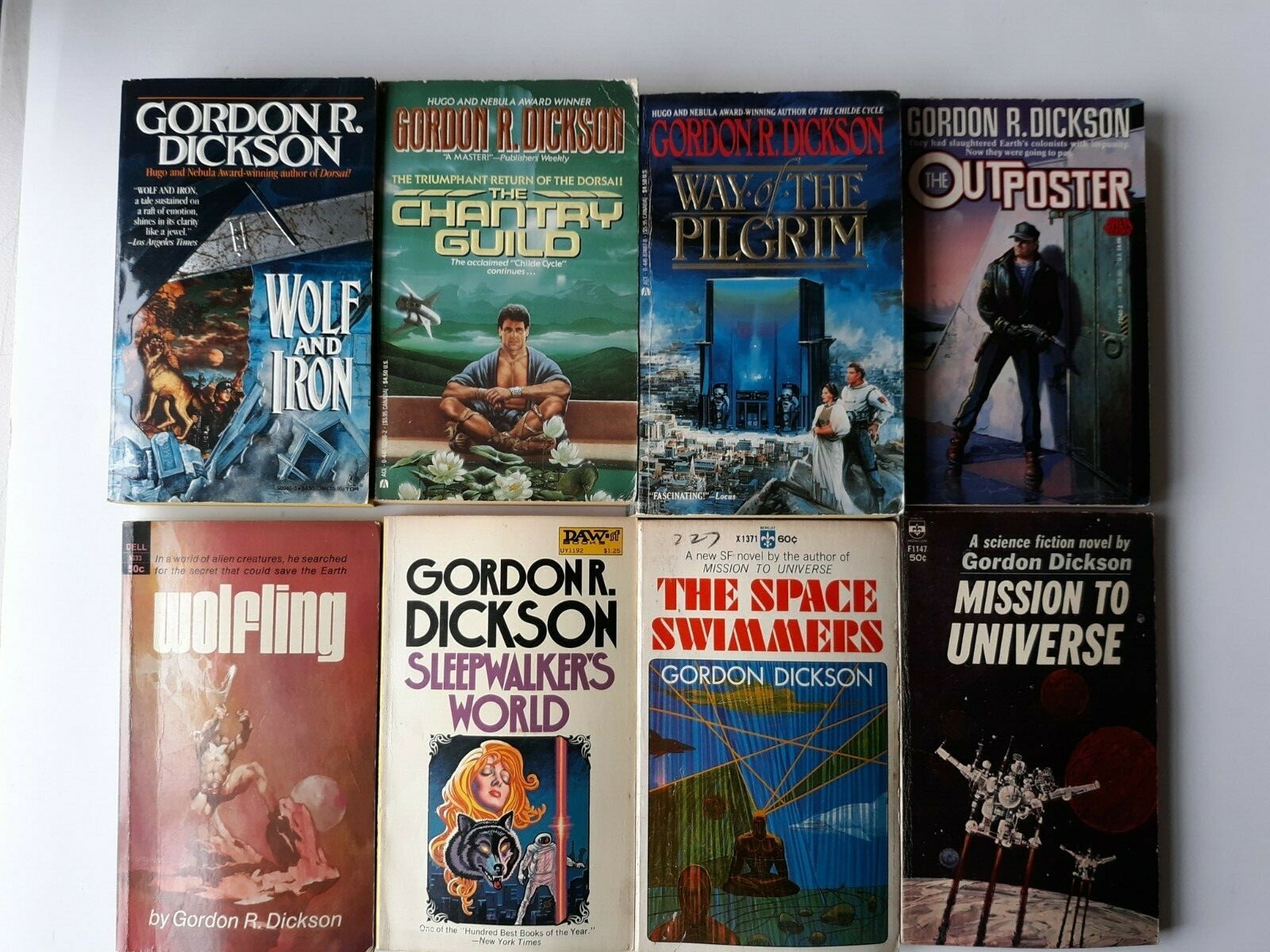8 science fiction paperbacks by Gordon Dickson | eBay