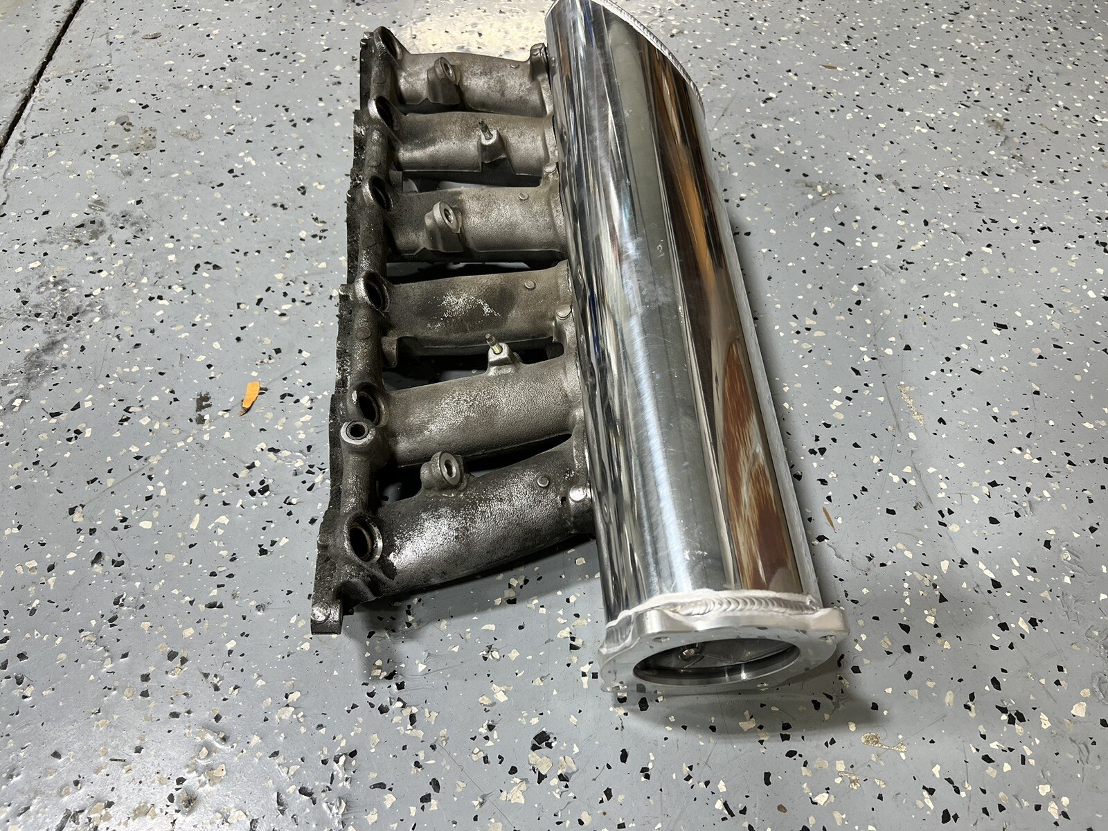 2JZ Forward Facing Intake Manifold, Aluminum, Supra 2JZGE Includes ...