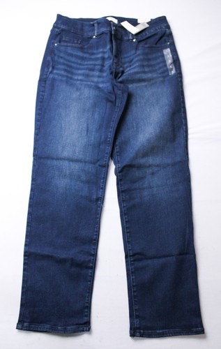 Lane Bryant Women's Tall Tighter Tummy High Straight Jean MP7 Dark ...