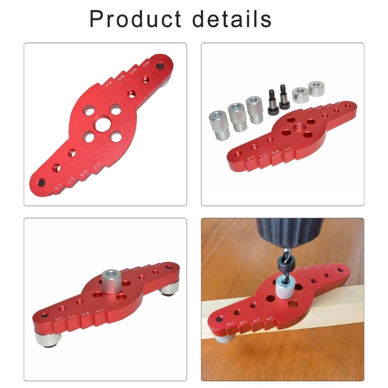 Vertical Pocket Hole Drilling Jig Woodworking Dowelling Jig Locator ...