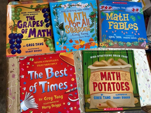 Greg Tang Math picture books 5 books The Grapes Of Math | eBay