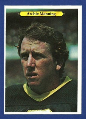 1980 Topps Archie Manning NFL Giant Photo Card #3 | eBay