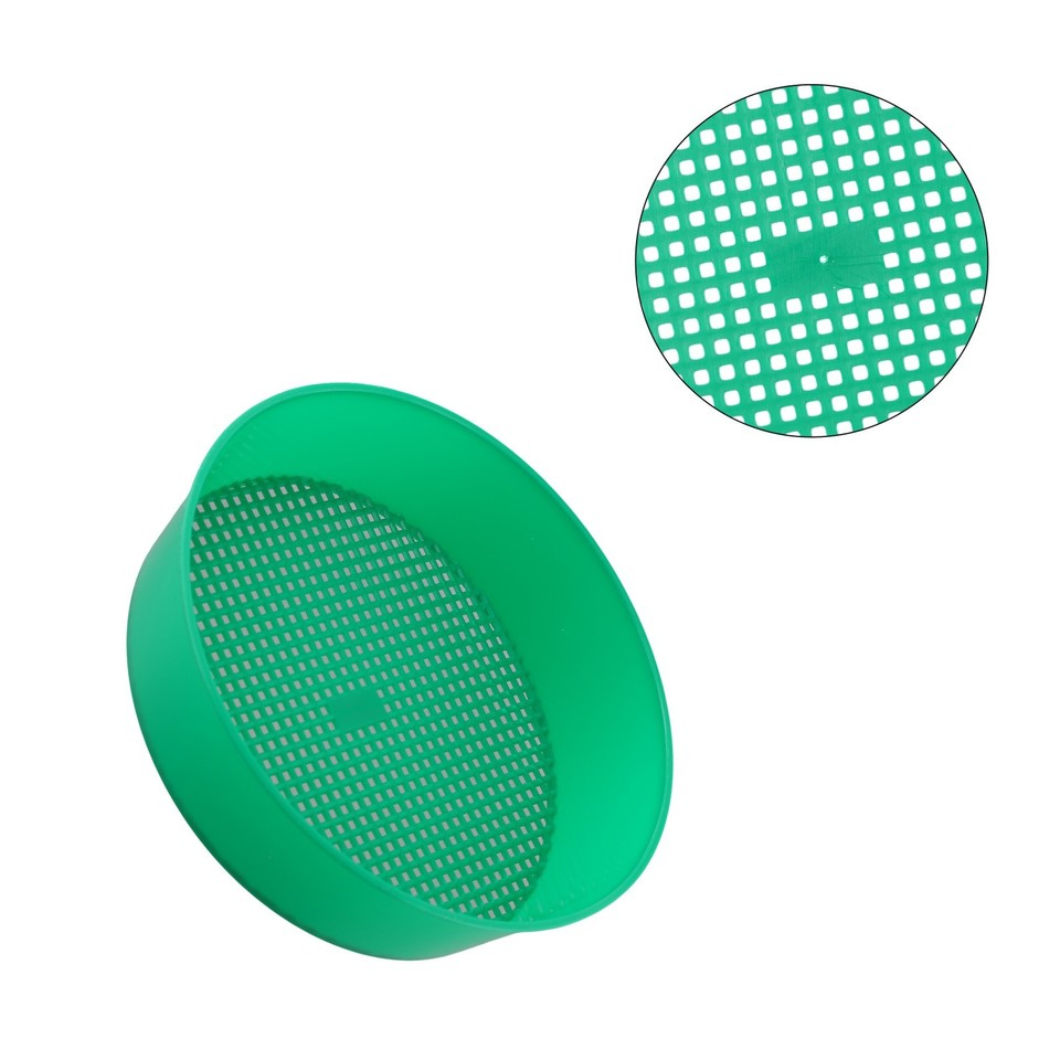 Plastic Garden Sieve / Riddle Green For Compost & Soil Stone Mesh ...
