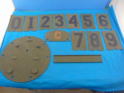 New Military Truck Bridge Weight Plate Classification Placard New Set ...