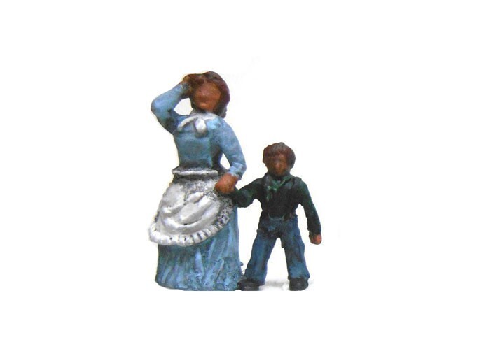 Gandy Dancers HO Scale Metal Unpainted Figure " Sally with Billy " Pre ...