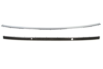 Rear bumper center molding with holes for PDC + chrome trim fits for ...