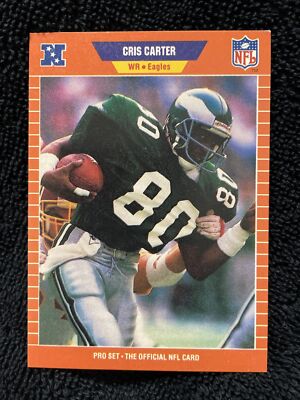 1989 Pro Set Football # 314 Chris Carter Rookie Card | eBay