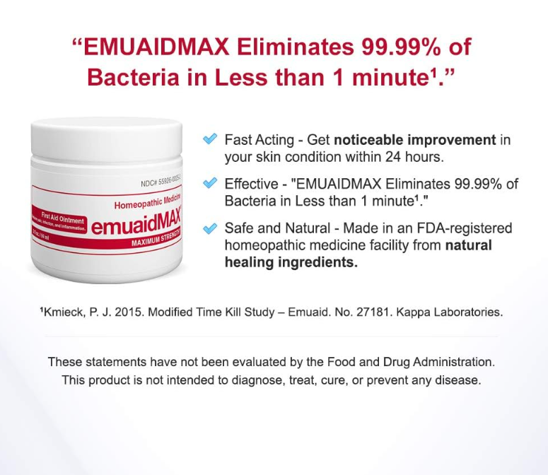 Ointment Emuaidmax Aid First Anti Fungal Max 59ml Strength Ounce Emuaid ...