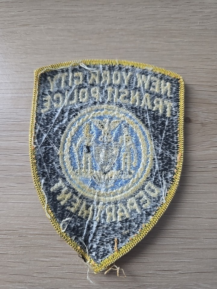 100% Original Super Rare New York City Transit Police Patch Off ...