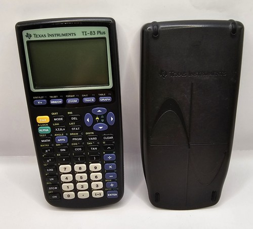 Texas Instruments TI-83 Plus Graphing Calculator with Cover - Tested | eBay