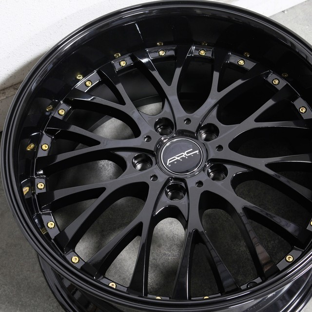 One 18x9 ARC Ar6 5x114.3 35 Black Wheel Rim 73.1 for sale online | eBay
