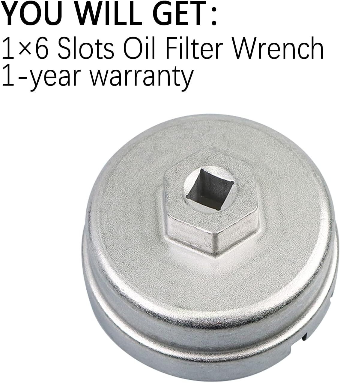 Oil Filter Wrench Removal Tool 64mm 14 Flute for 1.8L Toyota Lexus ...